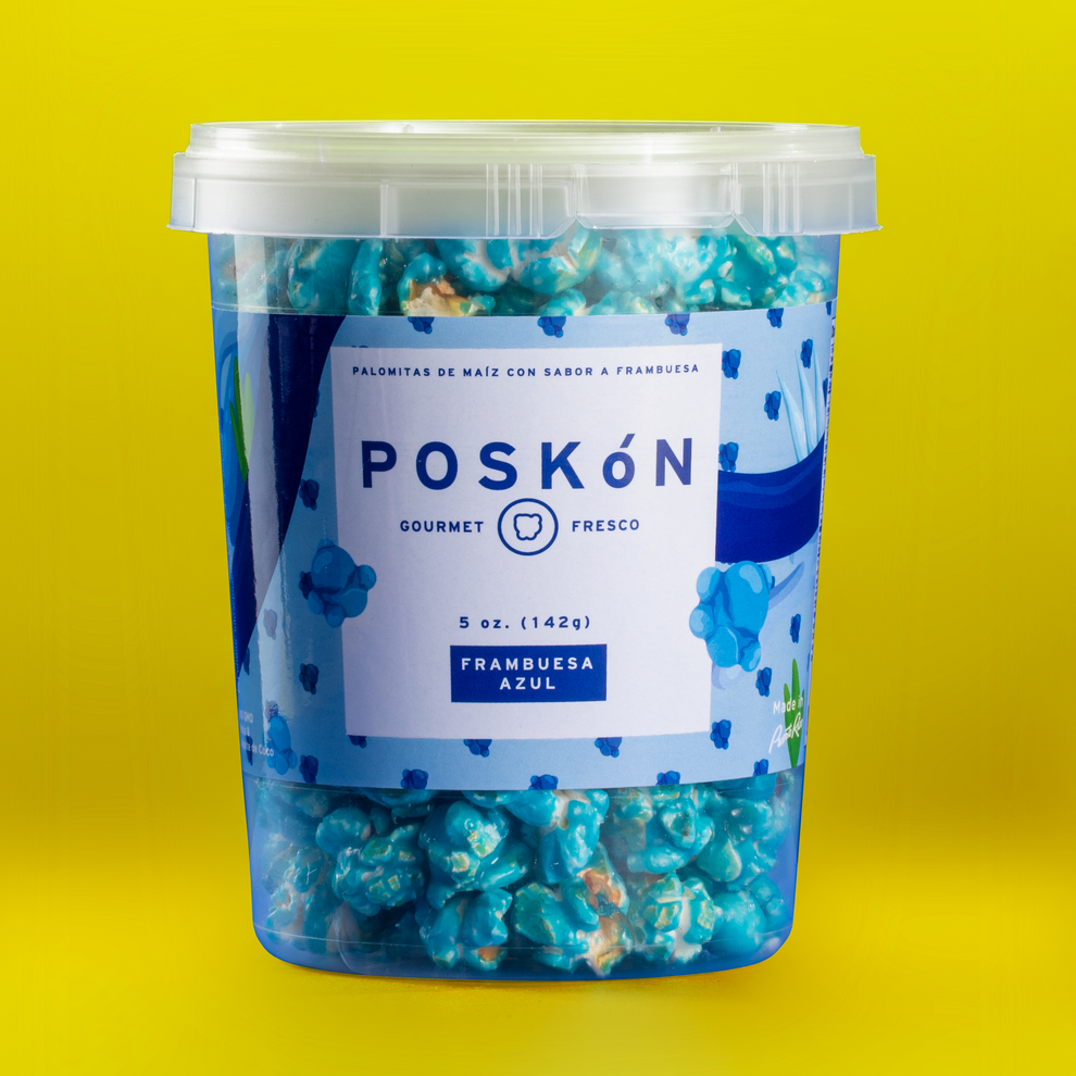 Poskón Caramelizado con sabor a Frambuesa - Blue Raspberry Flavored ...
